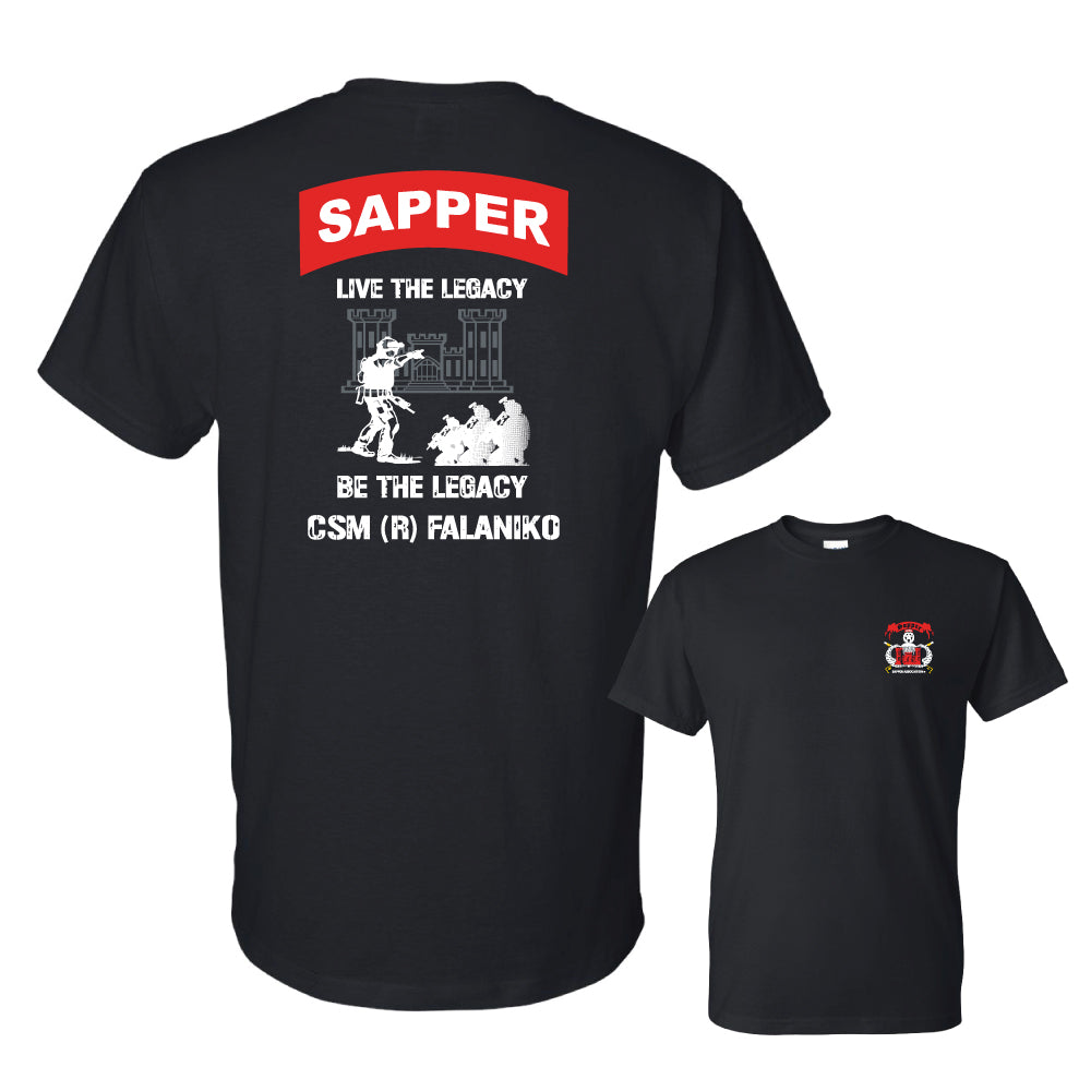 Live the Legacy Short Sleeve Tee – Sappers First Apparel
